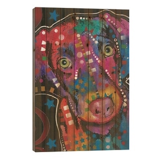 Labrador II Print On Wood by Dean Russo - Multi-Color - Bed Bath ...