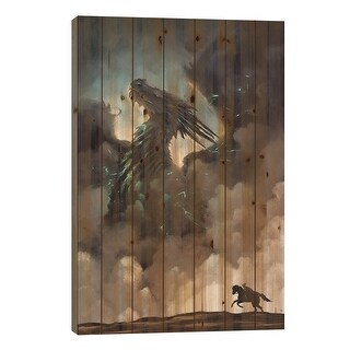 Storm Chaser Print On Wood by Danielle English - Multi-Color - Bed Bath ...