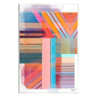 Stupell Modern Overlapping Patterns Wall Plaque Art Ishita Banerjee - Bed Bath & Beyond - 39530442