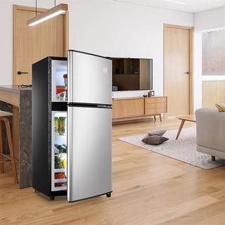 3.5Cu.Ft Compact Refrigerator Mini Fridge, Freezer, 7 Level Thermostat ...