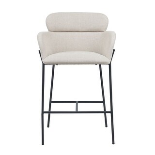 Azalea Cream Performance Fabric Counter stool - Bed Bath & Beyond ...