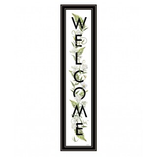 Welcome Sign II 3 Black Framed Print Wall Art - Bed Bath & Beyond ...