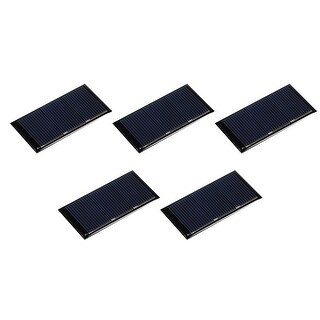 Mini Solar Panel Cell 1.5V 160mA 0.24W 60mm x 30mm for DIY Project Pack ...