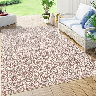 Vintage Floral Area Rug Indoor Outdoor Throw Carpet for Dining Room ...