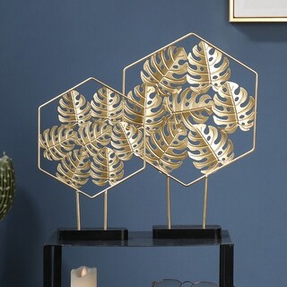 Nordic Ginkgo Monstera Leaves Home Office Bedroom Decor Ornament Photo ...