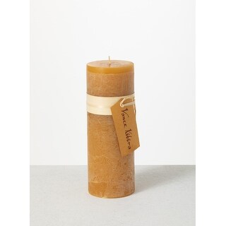 9" Vance Kitira Timber Pillar Candle - Bed Bath & Beyond - 38964339