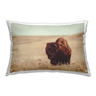 Stupell Bison Country Pasture Decorative Printed Throw Pillow Design by ...