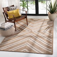 SAFAVIEH Natural Fiber Gratianne Geometric Jute Rug - On Sale - Bed ...