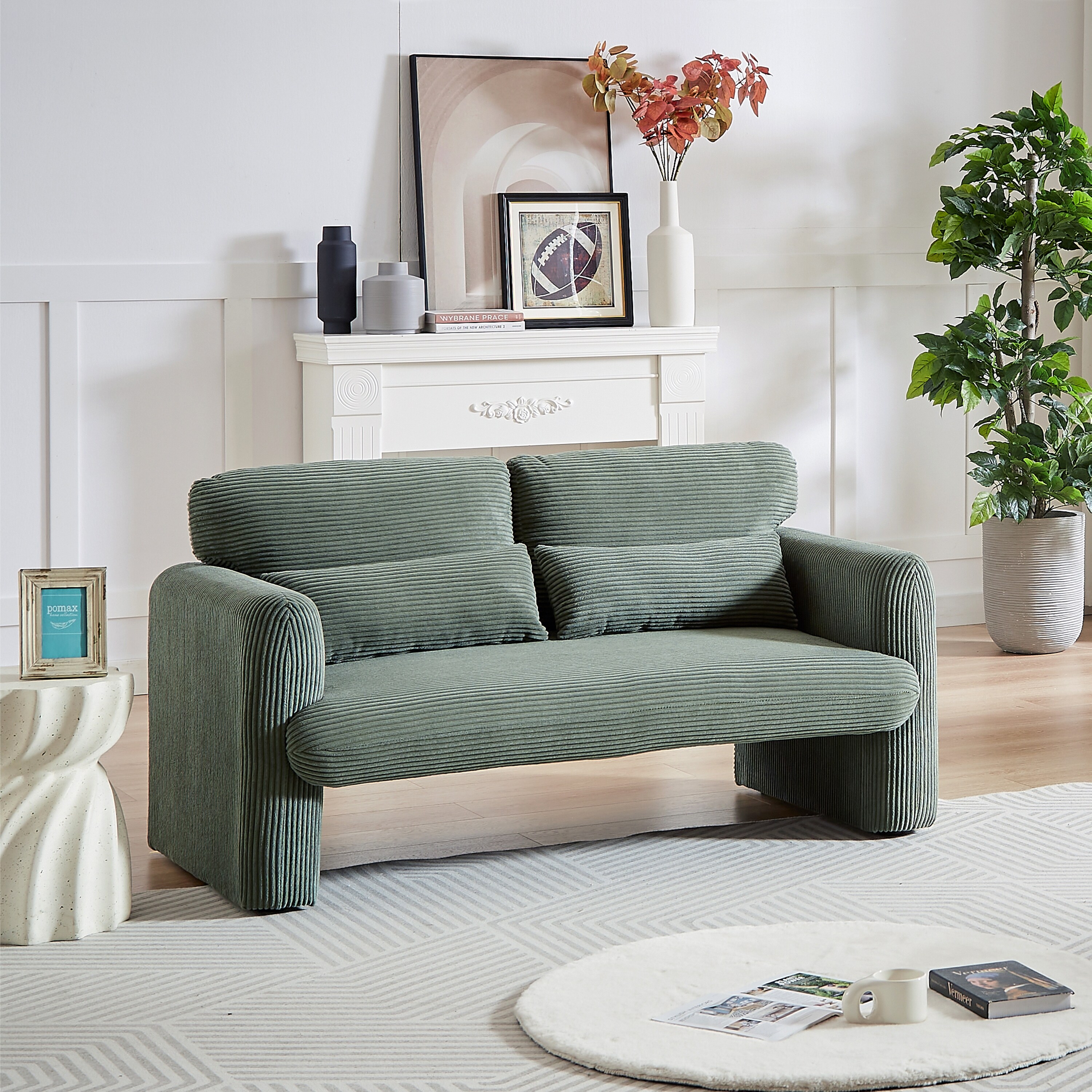 60 Inch Lounge Chair Loveseat with Backrest and Support Pillows Bed Bath Beyond 41927150