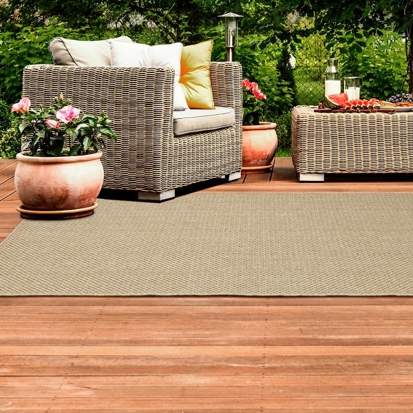 Style Haven Veranda Tonal Woven Basket Weave Indoor Outdoor Rug On Sale Bed Bath Beyond 7521428