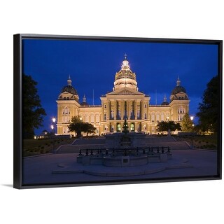 "Facade of a government building, Iowa State Capitol, Des Moines, Iowa ...