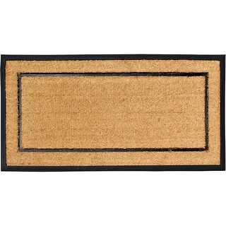 A1HC Natural Coir & Rubber Extra Large Doormat, Heavy Duty, Front ...