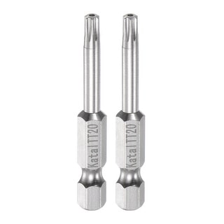 2pcs TT20 Magnetic Security Star 7 Point Screwdriver Bit 1/4" Hex Shank ...