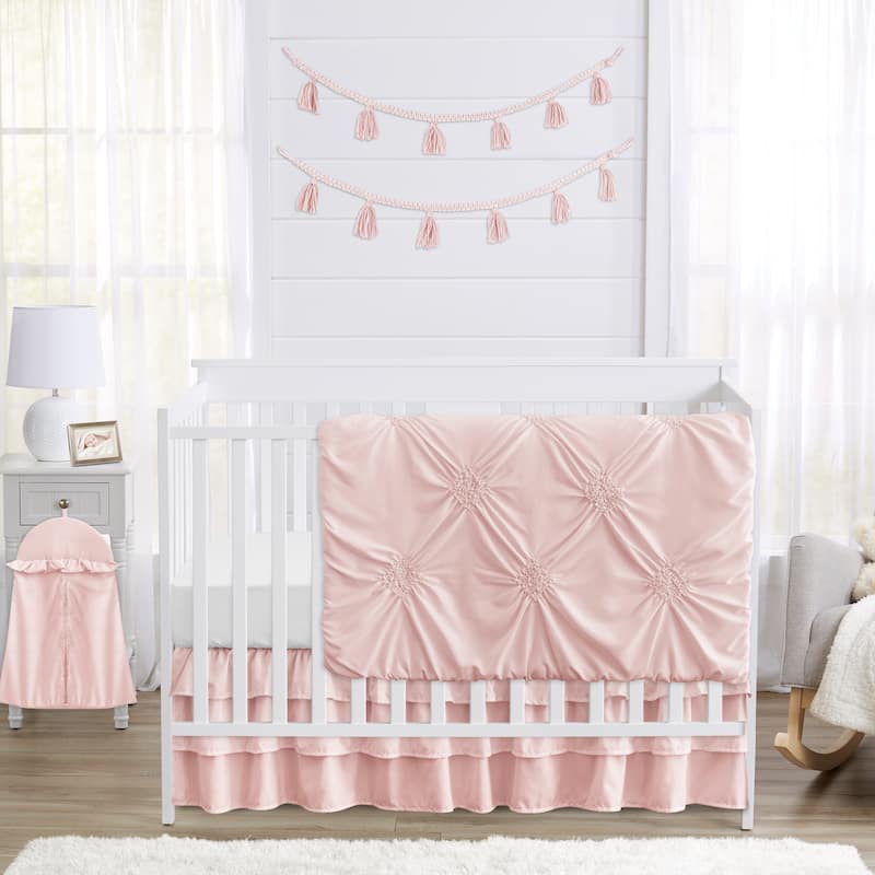 Sweet Jojo Designs Navy and Mint Woodsy Collection 4-piece Bumperless ...