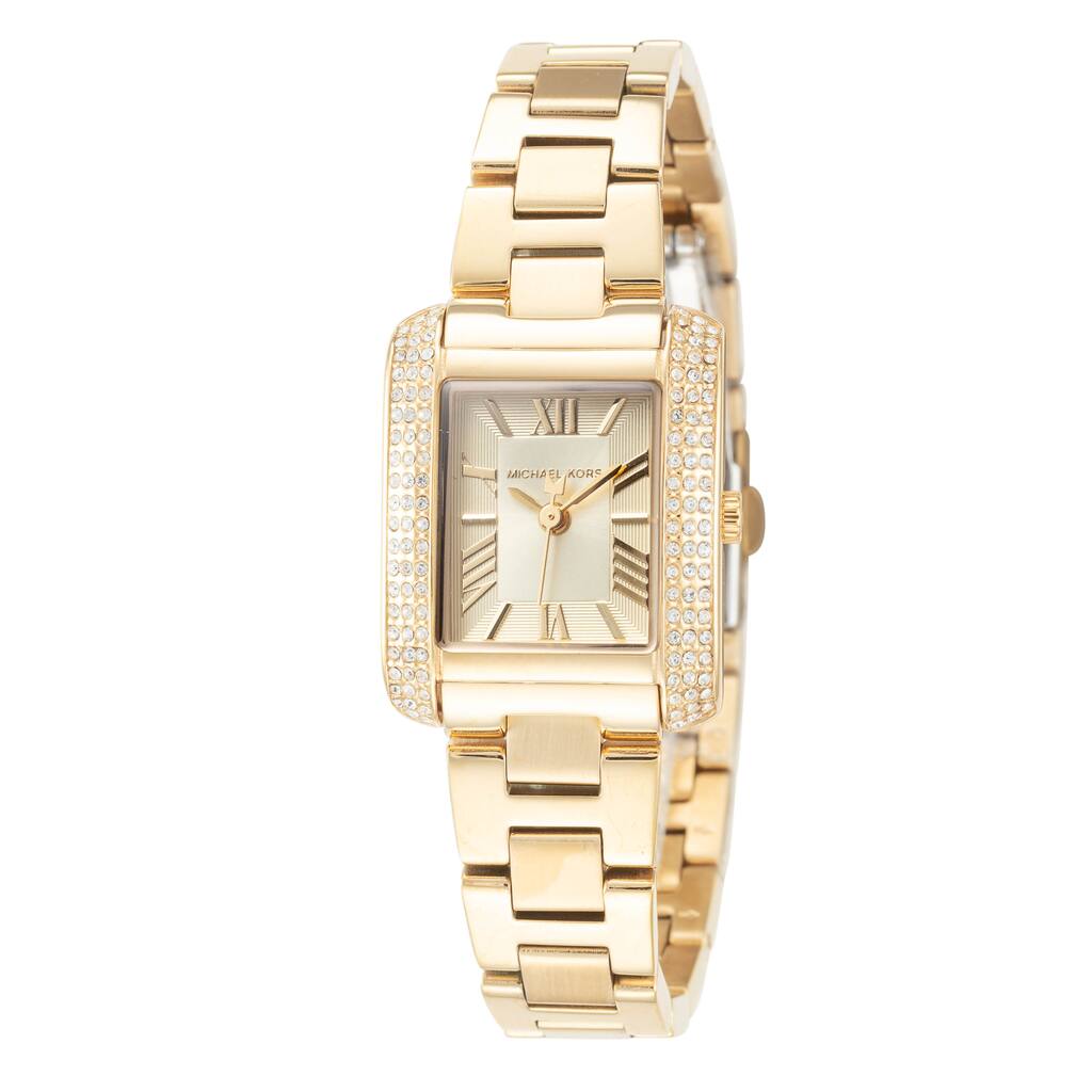 Michael Kors Women's Emery 22mm Quartz Watch and Jewelry Gift Set ...