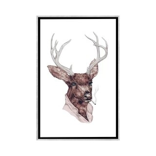 iCanvas "Bad Buck" by Animal Crew Framed - Bed Bath & Beyond - 37708922