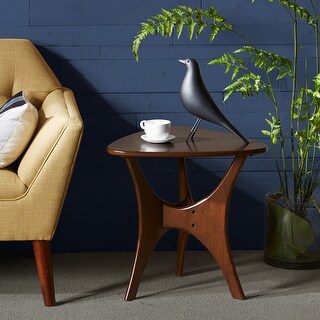 Triangle Wood Side Table - Bed Bath & Beyond - 42462415