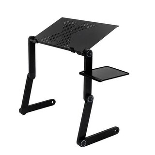 360-Degree Rotation Multifunctional Portable Folding Table with Fan ...
