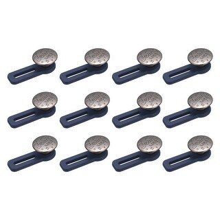 Button Extenders, 12pcs Silicone Button Extenders for Jeans(Light ...