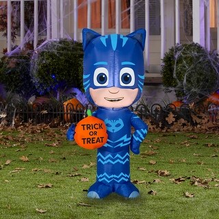 Airblown-Catboy w/Trick or Treat Pumpkin-SM-PJ Masks - Bed Bath ...