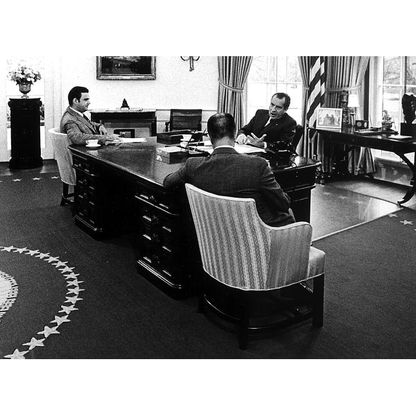 Richard Nixon and Ron Ziegler in an office Photo Print - Bed Bath ...