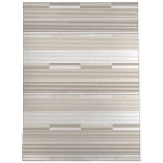 RETRO COLOR BLOCK STRIPE BEIGE Outdoor Rug By Becky Bailey - Bed Bath ...