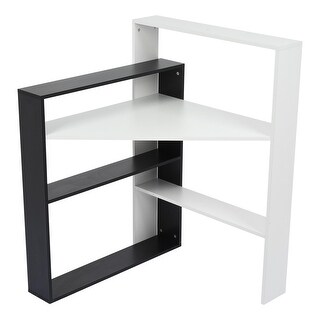 Multifunctional Computer Corner Desk With Multi-Shelves - Bed Bath ...