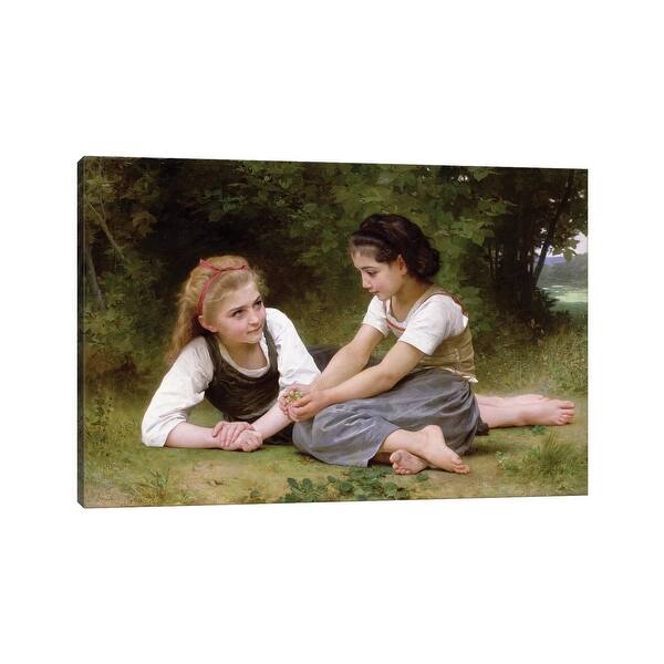 iCanvas "The Nut Gatherers, 1882" by William-Adolphe Bouguereau Canvas ...