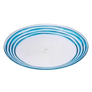 Designer Swirl 12" Acrylic Dinner Plates Set of 4 - Bed Bath & Beyond ...