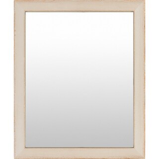 Ernest Wood Framed Small Size Rectangular Wall Mirror - 23" x 19" - Bed ...
