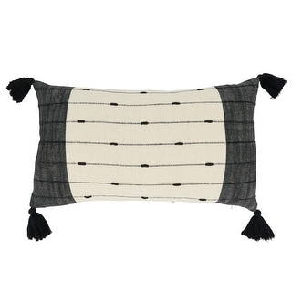 Chic Tassels Stripe Throw Pillow - Bed Bath & Beyond - 37932600