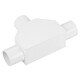 PVC Conduit Coupler T-Shaped Fittings 6mm Hole 20mm 3 Way with Cover ...