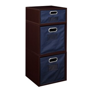 Noble Connect Storage Set- 2 Full Cubes/1 Half Cube with Foldable ...