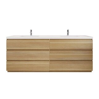 Aron 60'' Freestanding Vanity with Right Single Sink - Bed Bath ...