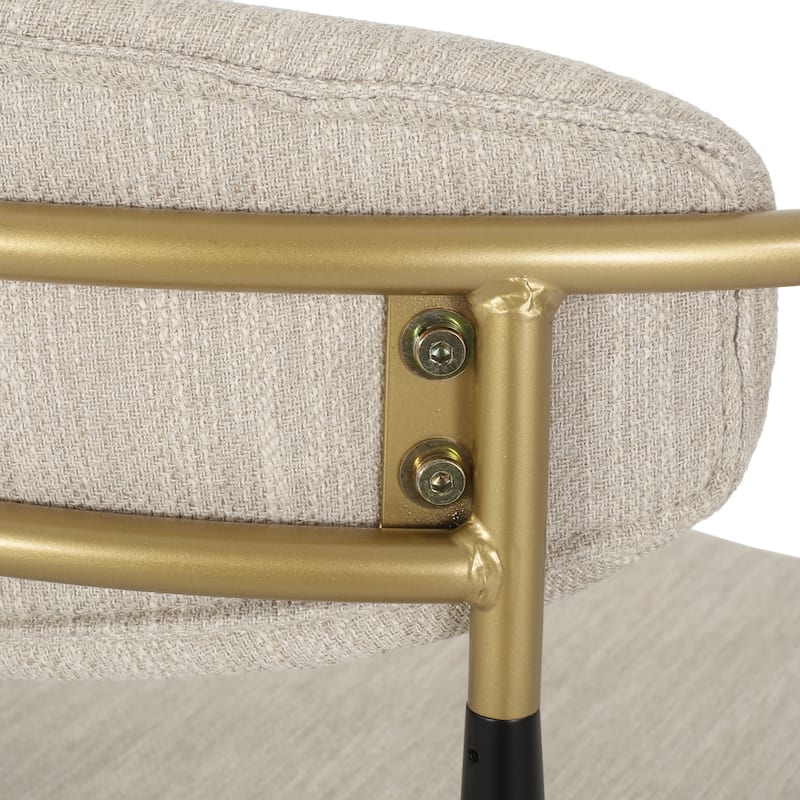 Elmore Fabric and Iron 30 Inch Barstools (Set of 2) by Christopher ...