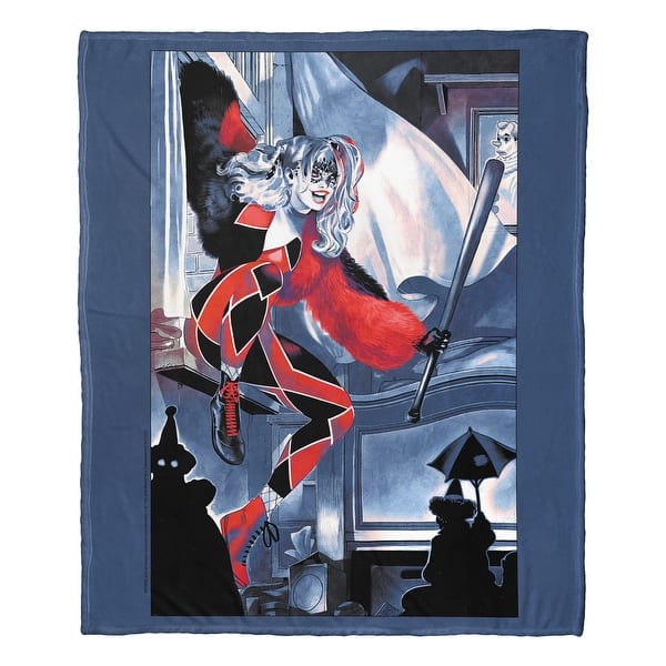 DC Comics Batman Breaking Glass Silk Touch Throw Blanket - Bed Bath ...