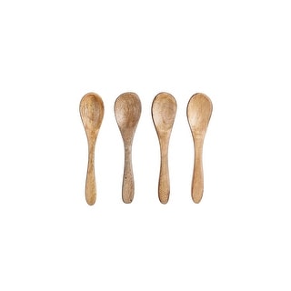 Set of 4 Picco Spoons Light Brown- A - Brown - Bed Bath & Beyond - 41054392