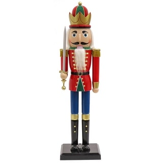National Tree Company 42 in. Pre-Lit Nutcracker - Bed Bath & Beyond ...