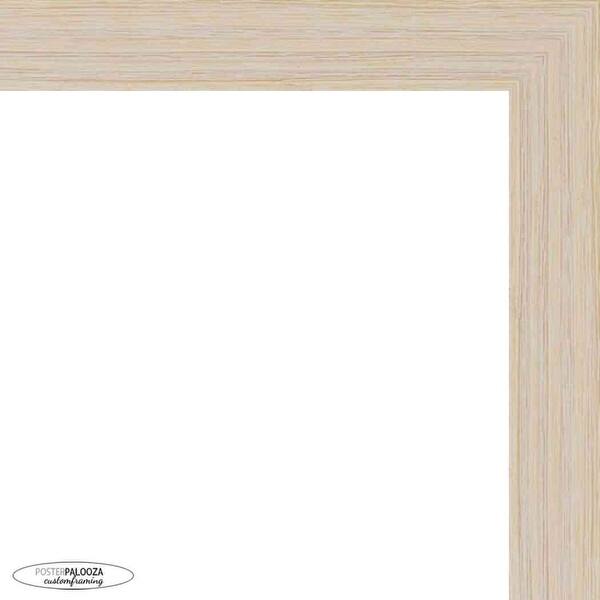 28x36 Frame Light Pine Wooden Picture Frame with UV Acrylic, Foam Board ...