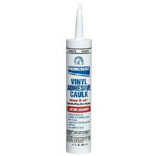 Phenoseal 00005 Does It All! Vinyl Adhesive Caulk, 10 Oz, White - Bed ...
