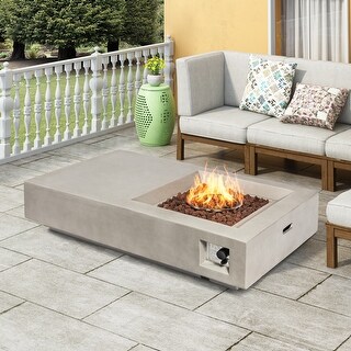 60 inch Fire Pit Table With 50,000 BTU/17 kW Flame Adjustable Burner ...