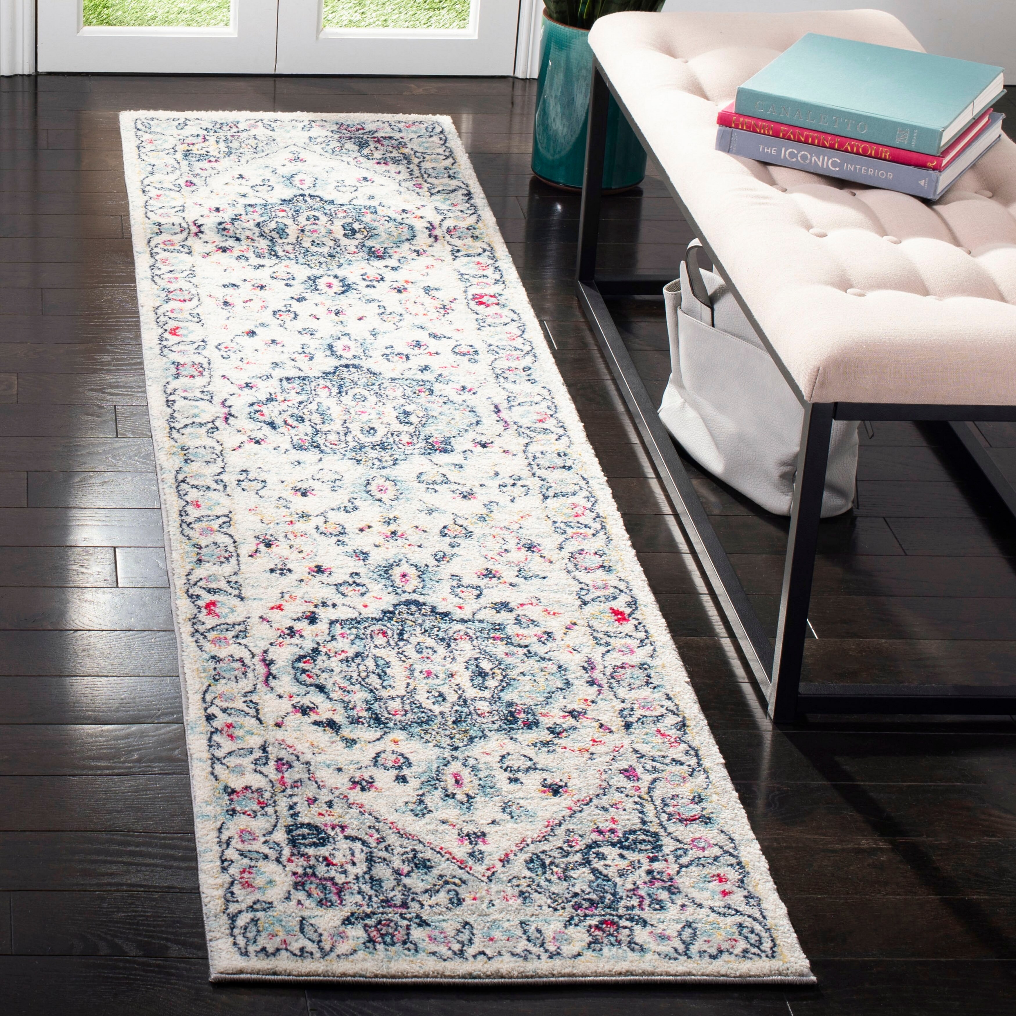 SAFAVIEH MADISON NURAL Vintage Boho Oriental Medallion Rug 25 72