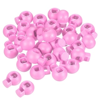 Cord Locks, 30 Pack Ball Spring Toggle Stopper, Pink - Bed Bath ...