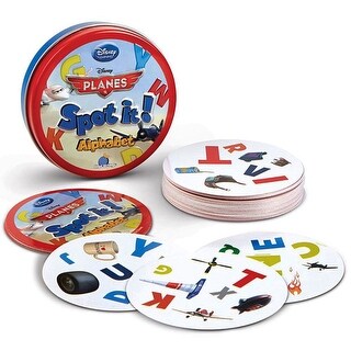 Disney's Planes Spot It Alphabet Kids Card Match Game undefined ...