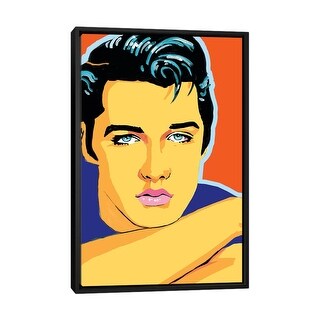 iCanvas "Elvis" by Corey Plumlee Framed Canvas Print - Bed Bath ...