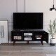 45" inch TV Stand Media Console Cabinet, Modern Entertainment Center ...