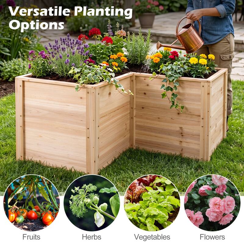 L Shape Planter Box