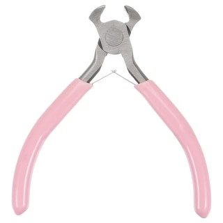 Mini End Cutting Pliers 4.5" End Nippers Precision Plier w Pink Handle ...