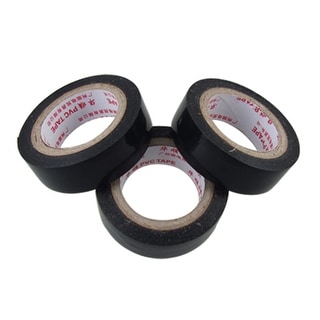 3 Pcs Black PVC Plastic Cable Insulation Electric Tape - Bed Bath ...