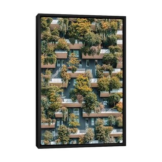 iCanvas "Bosco Vertical Forrest III" by Radu Bercan Framed - Bed Bath ...